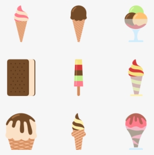 Ice Cream Pack 20 Icons - Ice Cream Design Png - 600x564 PNG Download ...