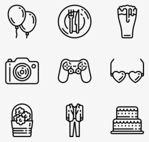 Party Elements 50 Icons - Hip Hop Icon Png - 600x564 PNG Download - PNGkit