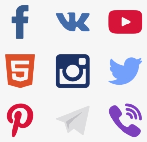 Social Media Logos - Html 5 - 600x564 PNG Download - PNGkit