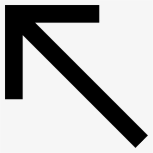 Arrow Pointing North West Vector - North West Arrow Icon - 400x400 PNG ...