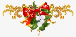 Christmas Mistletoe Border Png - 640x315 PNG Download - PNGkit