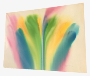 Original Abstract Watercolor Mac Jamison Art Rainbow - 2008x1701 PNG ...