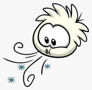 White Puffle Blowing Snow - White Puffle - 628x623 PNG Download - PNGkit