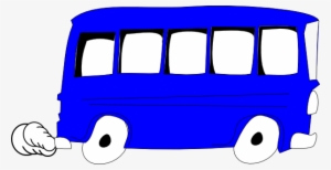 Blue Bus Clipart - Bus - 600x309 PNG Download - PNGkit