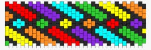 Rainbow Stripe Kandi Pattern - Rainbow - 756x256 PNG Download - PNGkit
