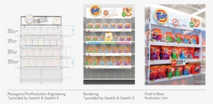 Tide Merchandise Display - Shelf Frame In Store - 517x273 PNG Download ...