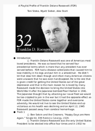 Franklin Delano Roosevelt - Franklin Delano Roosevelt Png - 1440x1000 ...