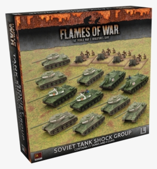 Soviet Tank Shock Group - German Panzer Flames Of War - 690x741 PNG Download - PNGkit