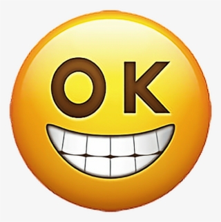 Ok Oki Emotions Ftstickers Emoji Emojistickers Yelowfac - Smiley Face Thumbs Up - 1024x1024 PNG ...