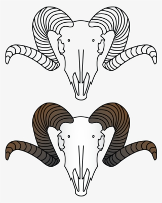 Cursed Goat - Goat Head Cartoon Png - 465x480 PNG Download - PNGkit