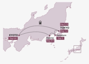 Map For Tokaido Trail - Japan - 1489x1014 PNG Download - PNGkit