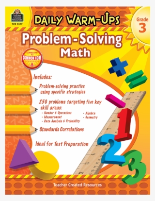 Tcr3577 Daily Warm-ups - Solve Problems Math Grade 4 - 900x900 PNG ...