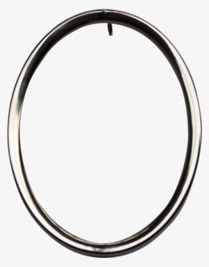 Oval Silver Frame - Silver - 540x540 PNG Download - PNGkit
