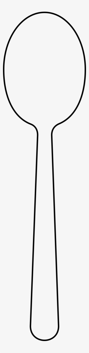 Free Silverware Jpg Freeuse Huge Freebie - Outline Of A Spoon ...