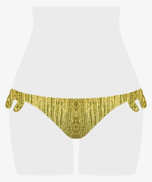 Golden Glow Flora Bikini Bottom - 944x943 PNG Download - PNGkit