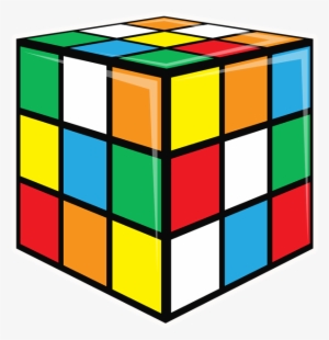 Rubix Cube - Neon 80s Rubik's Cube - 720x720 PNG Download - PNGkit