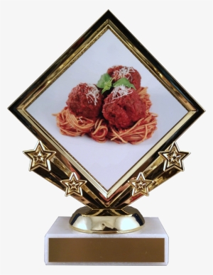 Meatball Diamond Logo Trophy On Marble - 1960x2538 PNG Download - PNGkit