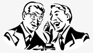 Two Men Talking Royalty Free Vector Clip Art Illustration - Homens ...