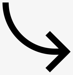 Curved Arrow Illustration Cliparts Msr-7 - Curved Arrow Icon Png ...
