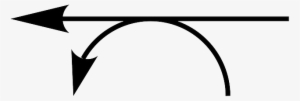 Black, Thin, Left, Arrow, Double, Round, Arrows, Link - Arrow - 640x320 ...