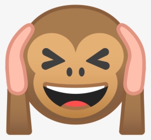 Download Svg Download Png - Emoji Affe Ohren Zu - 1024x1024 PNG ...