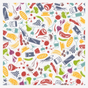 Seamless Food Background Seamless Food Background - Food Pattern ...