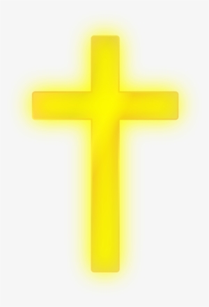Glowing Cross Transparent Background - 566x800 PNG Download - PNGkit