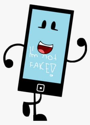 Fake Phone With Limbs - Phone Bfdi - 427x555 PNG Download - PNGkit