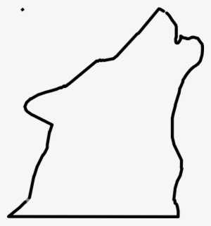 Wolf Outline Clip Art At Vector Clip Art Png - Howling Wolf Head ...