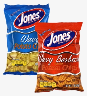 Wavy Bbq Potato Chips - Jones' Wavy Barbecue Potato Chips 2.25 Oz. Bag ...