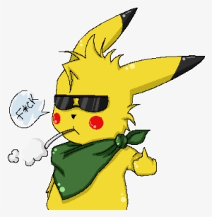 Gangster Pikachu Png - Pokemon Thug Life Png - 416x375 PNG Download ...