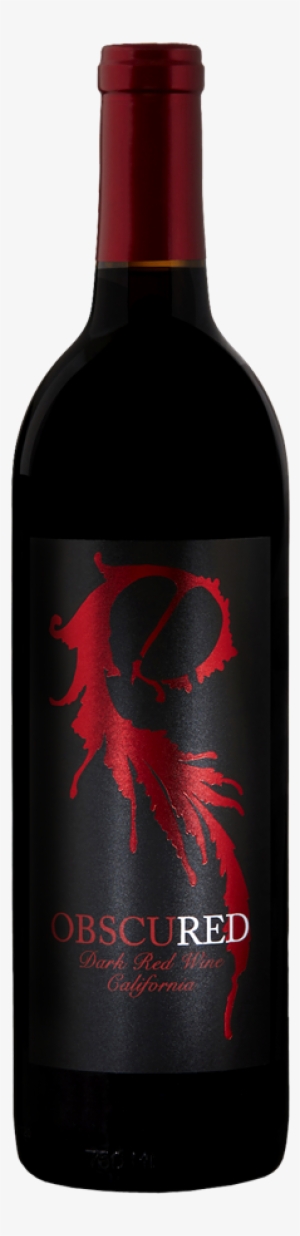 Obscured Red Blend - Glass Bottle - 408x970 PNG Download - PNGkit