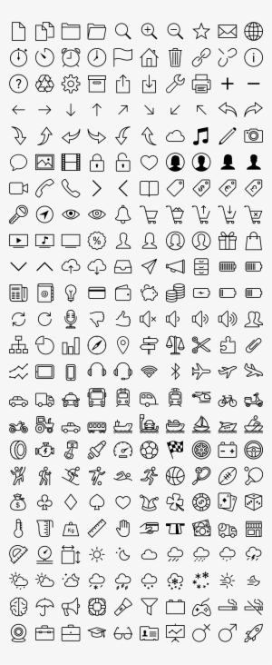 Free Ios 7 Icons In Vector By Visualpharm - Ios Icons Vector Download ...
