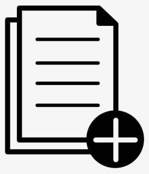 Document Clipart Svg - Add File Icon Png - 2000x2000 PNG Download - PNGkit