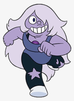 Amethyst Running - Steven Universe Stickers Amethyst - 400x400 PNG ...