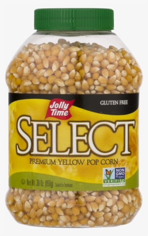 Jolly Time Select Premium Yellow Pop Corn 30 Oz. Jar - 1800x1800 PNG ...