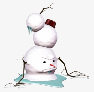 Grumpy Snowman 3d Model By Adrian Mankovencky Created - Cartoon ...