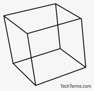 Drawn Cube Wireframe - Table - 1200x1200 PNG Download - PNGkit