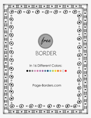 Doodle Border - Transparent Doodles Borders Png - 1700x2200 PNG ...