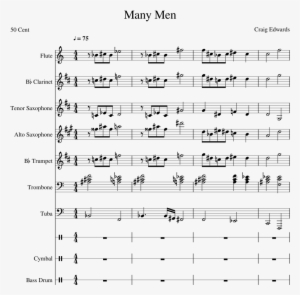 Many Men Sheet Music Composed By Craig Edwards 1 Of - Weekend Sza Sheet ...
