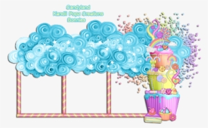 Kandii Popz Dezignz Candyland Cluster Frame Extras - Illustration ...