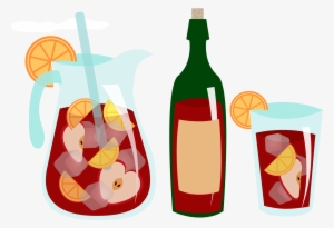 Sangria Clipart Beer Wine - Sangria Drawing Transparent - 1770x1239 PNG ...