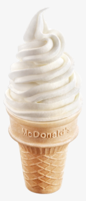 White Ice Cream - Ice Cream Cone Mcd - 425x325 PNG Download - PNGkit