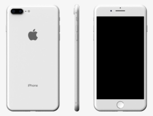 Net/iphone 8 Plus Glass - Iphone 8 Silver Front And Back - 1000x600 PNG ...