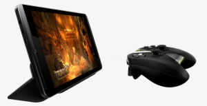 Shield Tablet, Cover, And Wireless Controller, Used - 5550x3078 PNG Download - PNGkit