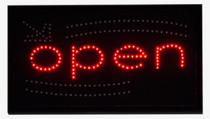 Open Led Storefront Sign - Sign - 1000x1000 PNG Download - PNGkit