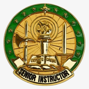 File Us Senior Instructor Id Badge Png - Instructor Badge Army ...