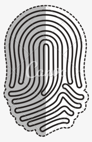 Fingerprint Vector Easy - Fingerprint - 550x550 PNG Download - PNGkit
