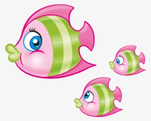 Tropical Fish Wall Decals For Children - Sticker Fish Png - 700x700 PNG ...