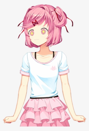 Edited Mediacute ~ - Doki Doki Literature Club Natsuki Neck Snap - 960x960 PNG Download - PNGkit
